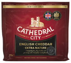 CATHEDRAL ENGLISH CHEDDAR EXTRA MATURE 200g – Corfu Online Supermarket